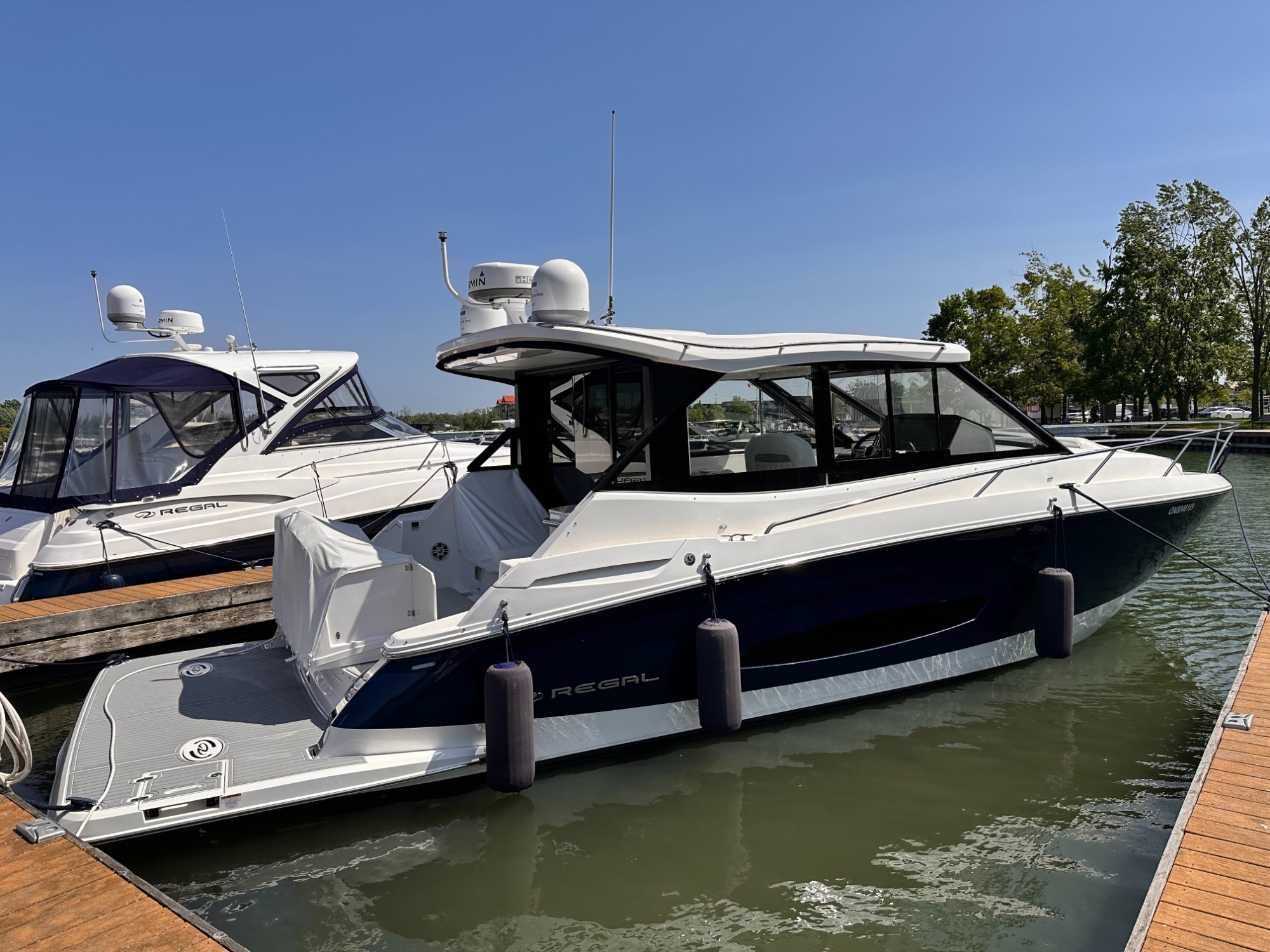 2022 Regal 36 Grande Coupe Used Sport Yacht Boat for Sale in Orillia ...